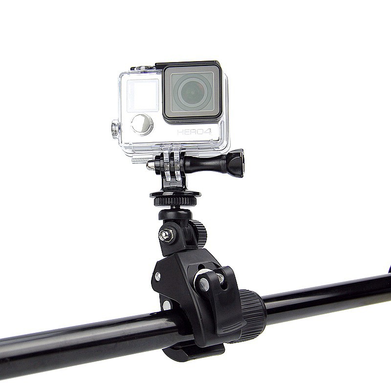 Gopro Insta360 OSMO Xiaomi Bike Handle Bar Camera Mount + Tripod ...