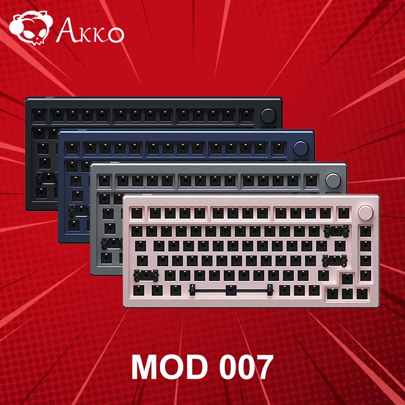 คีย์บอร์ด Akko MOD 007 ประกันศูนย์ 1 ปี | Shopee Thailand