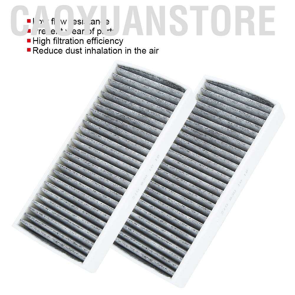 Caoyuanstore อะไหล่ไส้กรองแอร์รถยนต์ A2108300018 2 ชิ้นสําหรับ Mercedes ...