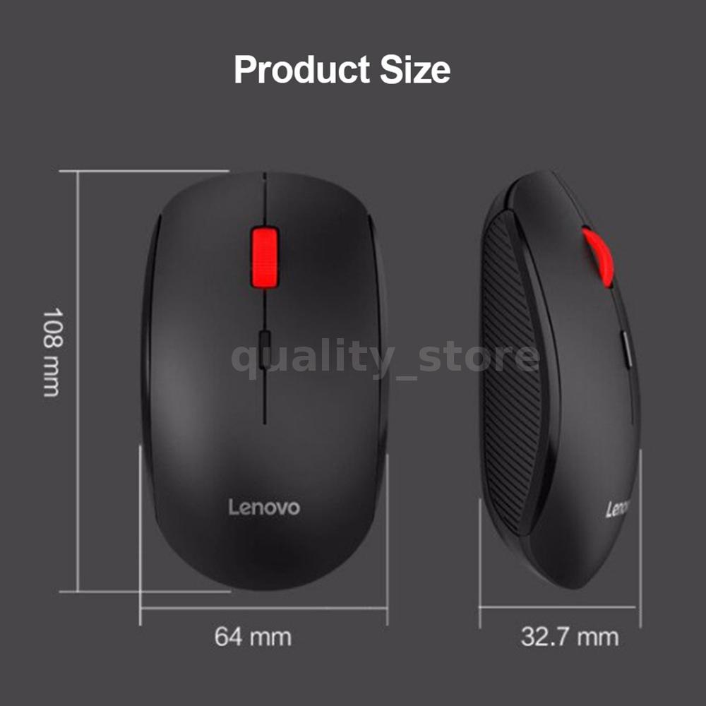 Lenovo N911 Pro เมาส์ไร้สาย 1000Dpi 2.4G แบบพกพาสําหรับคอมพิวเตอร์แล็ป ...