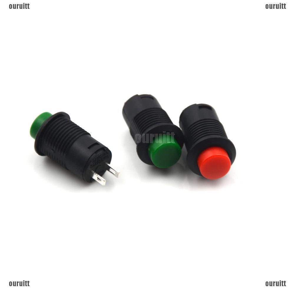 SP 10 Pcs 12mm Red Momentary OFF-ON Push Button Pushbutton Car Boat Lockless Switch SV - ouruitt ...
