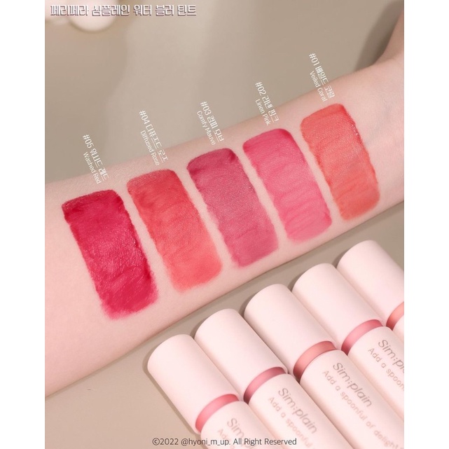 พร้อมส่ง Peripera Simplain Water Blur Tint ลิปทินท์ - onniecosmetic1989 ...