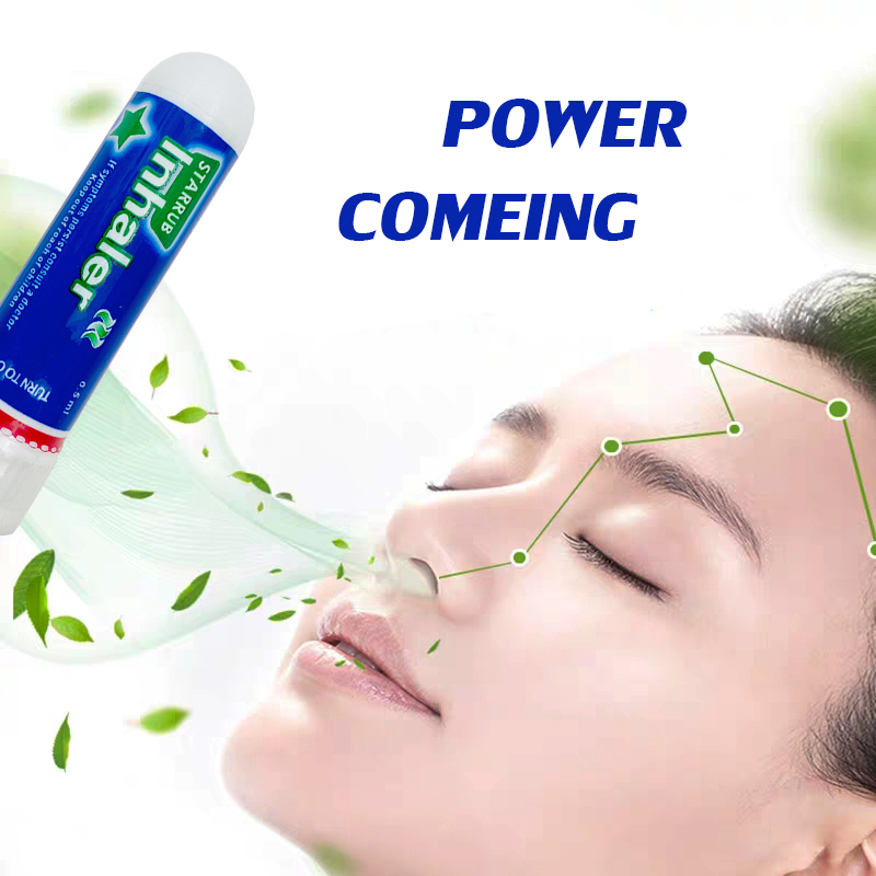 9pcs Nasal Essential Oils Rhinitis Mint Cream Refresh Nose Cold Cool ...