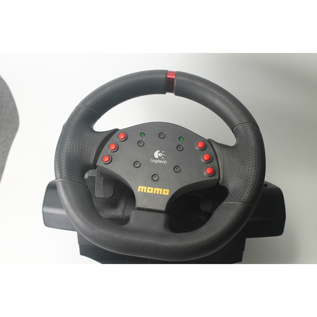 จอยพวงมาลัย Logitech MOMO Racing Force Feedback Wheel for PS3 , PC (มือ ...