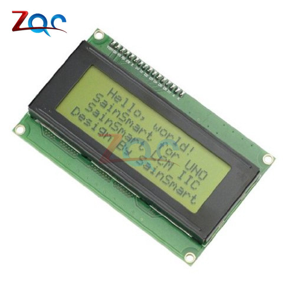 บอร์ดหน้าจอ LCD 2004 204 LCD 20X4 5V ไฟแบ็คไลท์ สีฟ้า สีเหลือง LCD2004 ...
