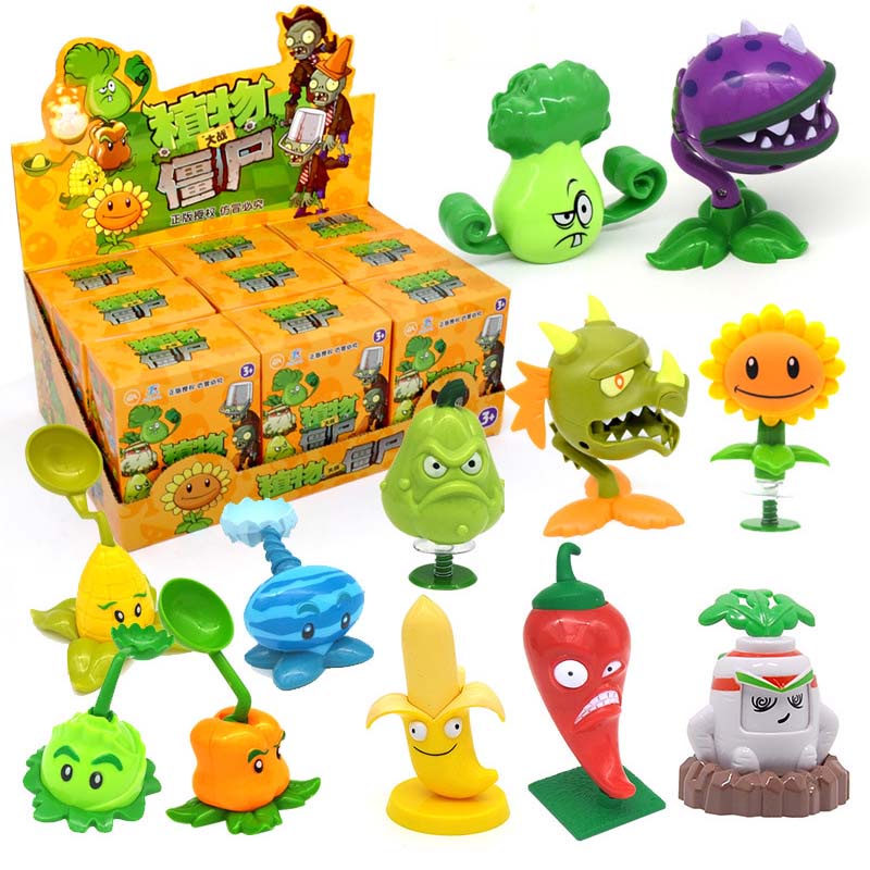 New Plants vs. Zombies Blind Box Handmade Toys Surprise Blasting ...