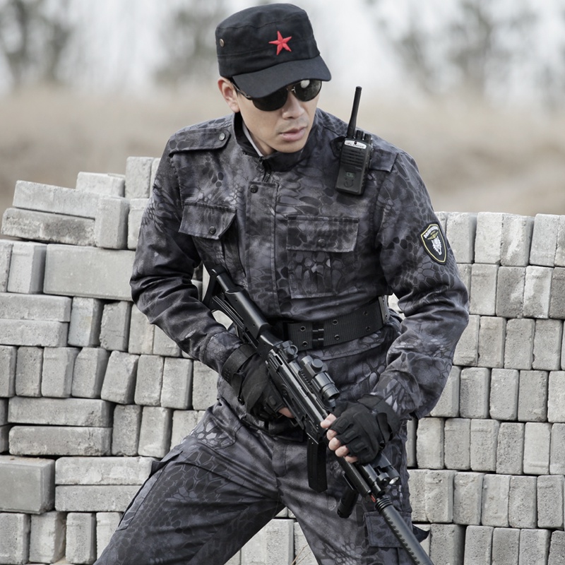 Mens Camouflage Suit Hunting Clothes Multicam Black Ghillie Suits ...