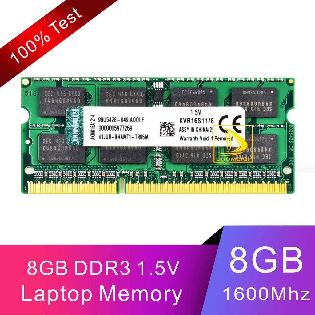 Crucial ครูเชียล 8GB 2Rx8 PC3-12800S SODIMM RAM Laptop Memory Intel ...