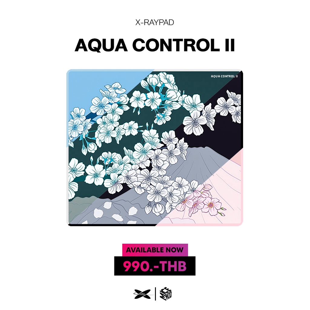 แผ่นรองเมาส์ X-raypad Aqua Control II Sakura (Uncoated) | Shopee Thailand
