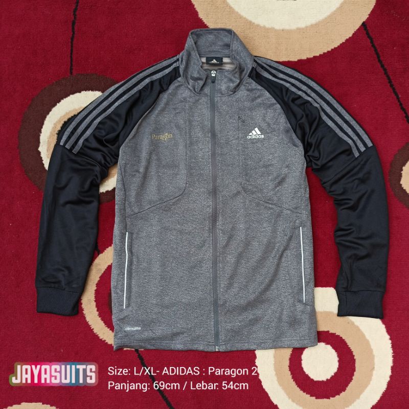เสื้อแจ็กเก็ต Adidas Original Paragon Tracktop Charcoal Ash ...