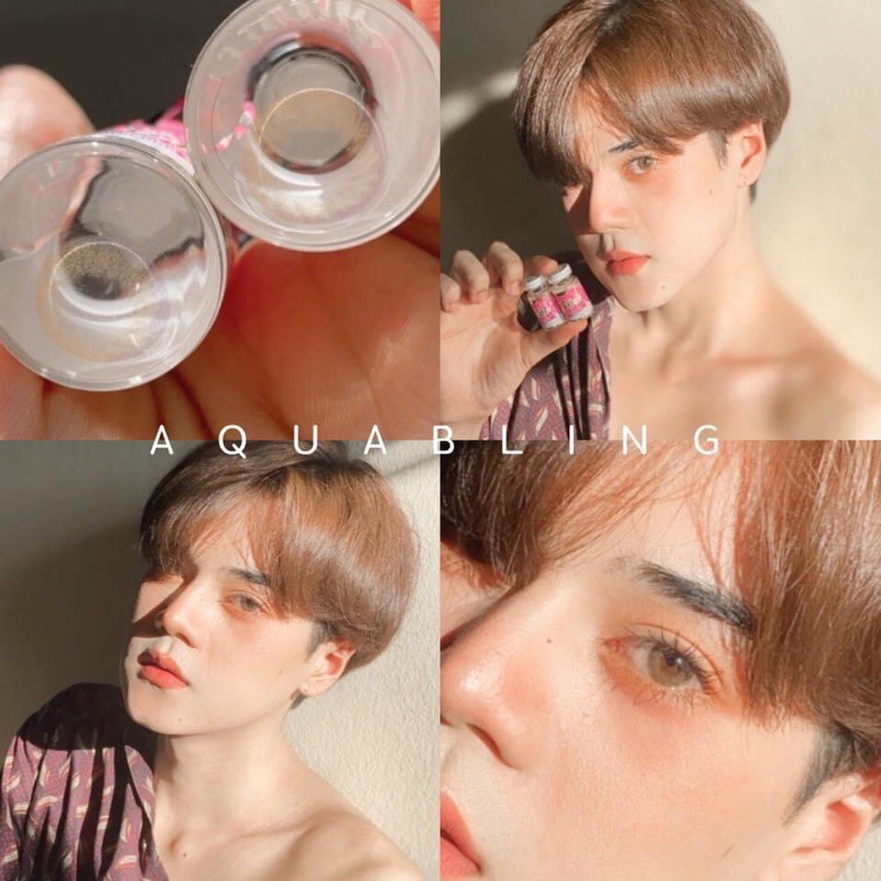 คอนเทคเลนส์ ลาย Aqua Bling รุ่นมินิ ใส่แล้วดูน่ารักไม่เบาเลย | Shopee ...