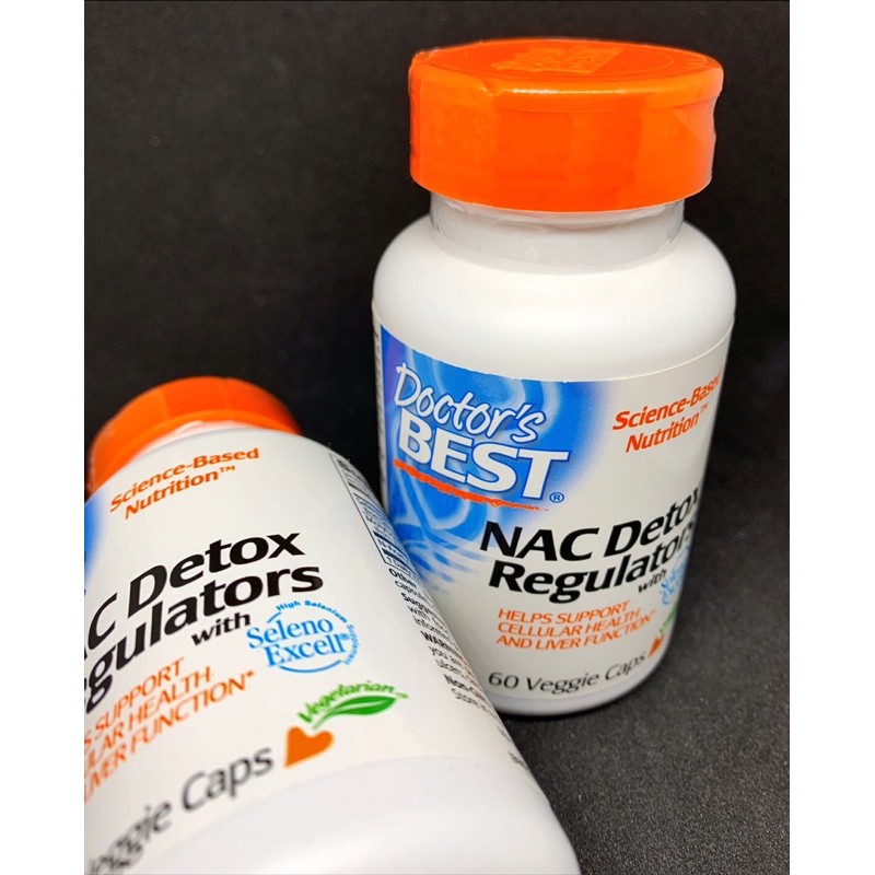 Doctors Best NAC Detox 600 mg 60 capsule พร้อมส่ง ของแท้ - vitamins ...