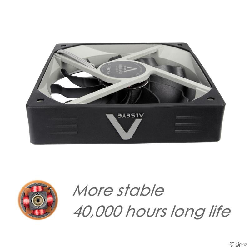 ALSEYE S 120 PC Fan 120mm High Air Flow Cooler 12V 3pin Cooling Fans ...