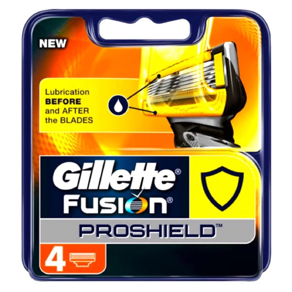 GILLETTE FUSION ใบมีดโกน 4 รุ่น PROGLIDEPOWER PROGLIDE PROSHIELD ...
