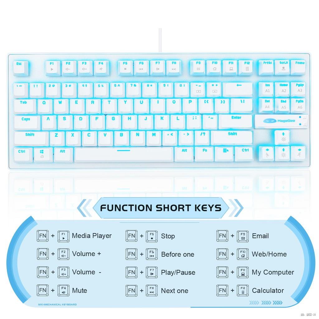MageGee MK1 TKL Mechanical คีบอร์ด gaming keyboard red blue switch LED ...