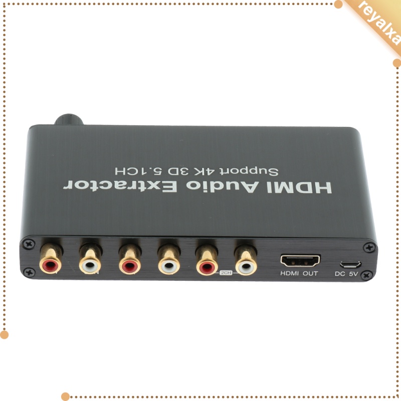 5.1Ch 4K 3D HDMI อะแดปเตอร์แปลงเสียง HDMI to HDMI Decoder - reyalxavh ...
