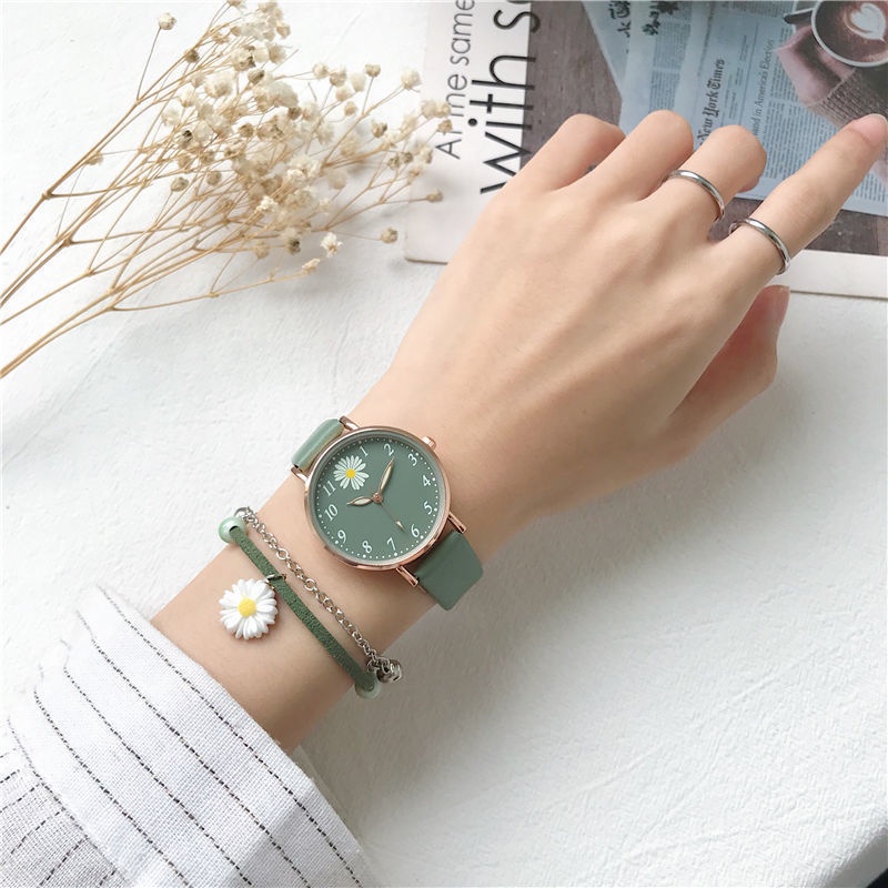 Daisy watch female student Korean style simple girlfriends a pair of ...