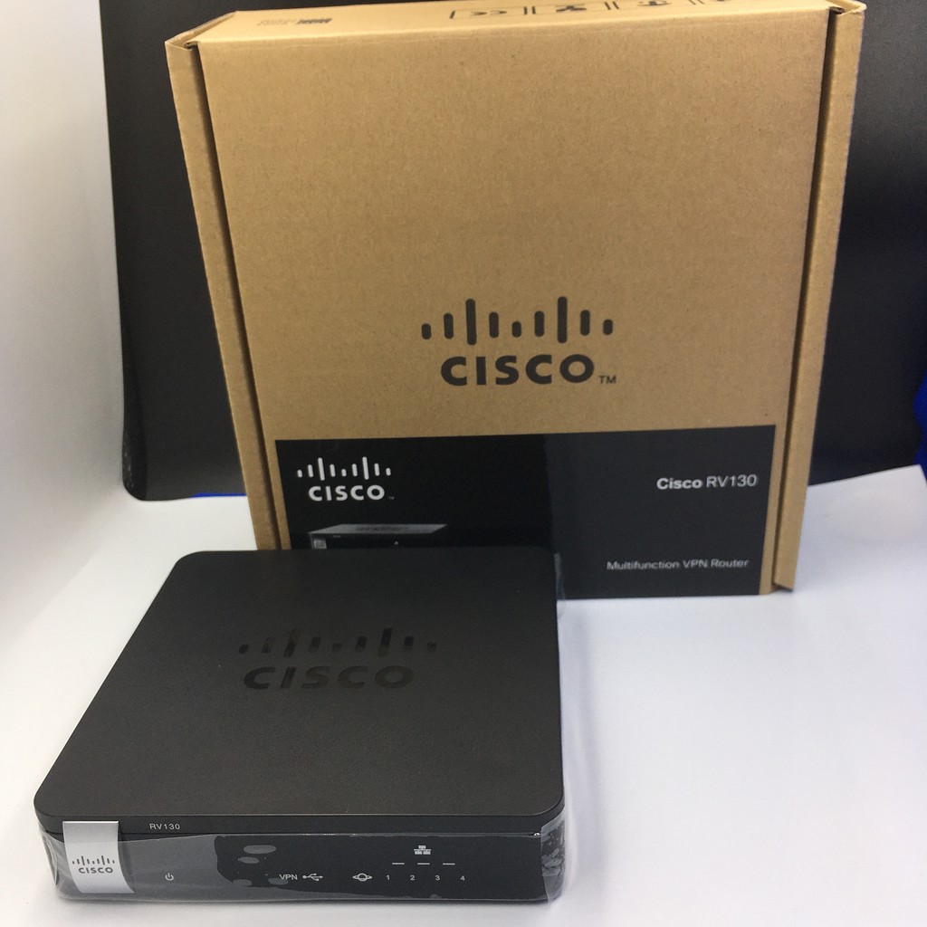 Cisco RV130 Gigabit VPN Router, 4 Port Gigabit,VPN 10 Tunnels, 12,000 ...