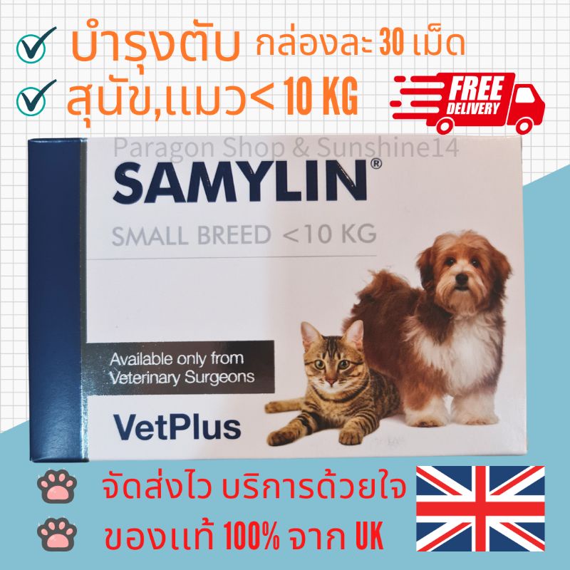 Samylin Hepatic Protector for Large Dogs 30 Tablets บำรุงตับ - artytal ...