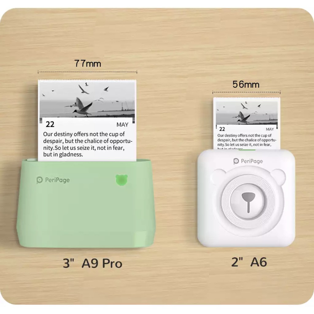 NEW!! Peripage A9 เครื่องปริ้นใบปะหน้าขนส่ง รูปภาพ ข้อความ รุ่นใหม่ ...