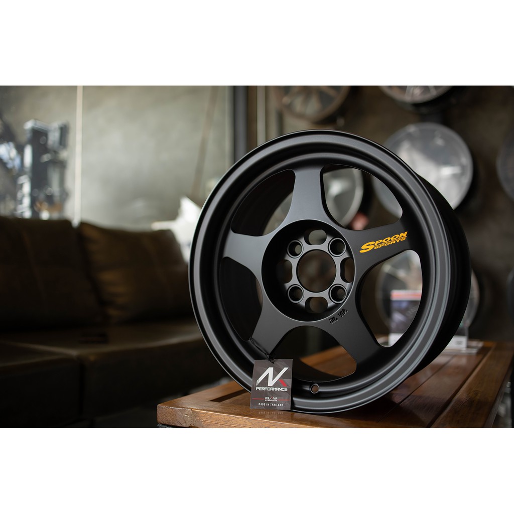 ล้อ NK performance ขอบ 15 นิ้ว รีดเบา Flow forming ลาย SPOON 388 ...
