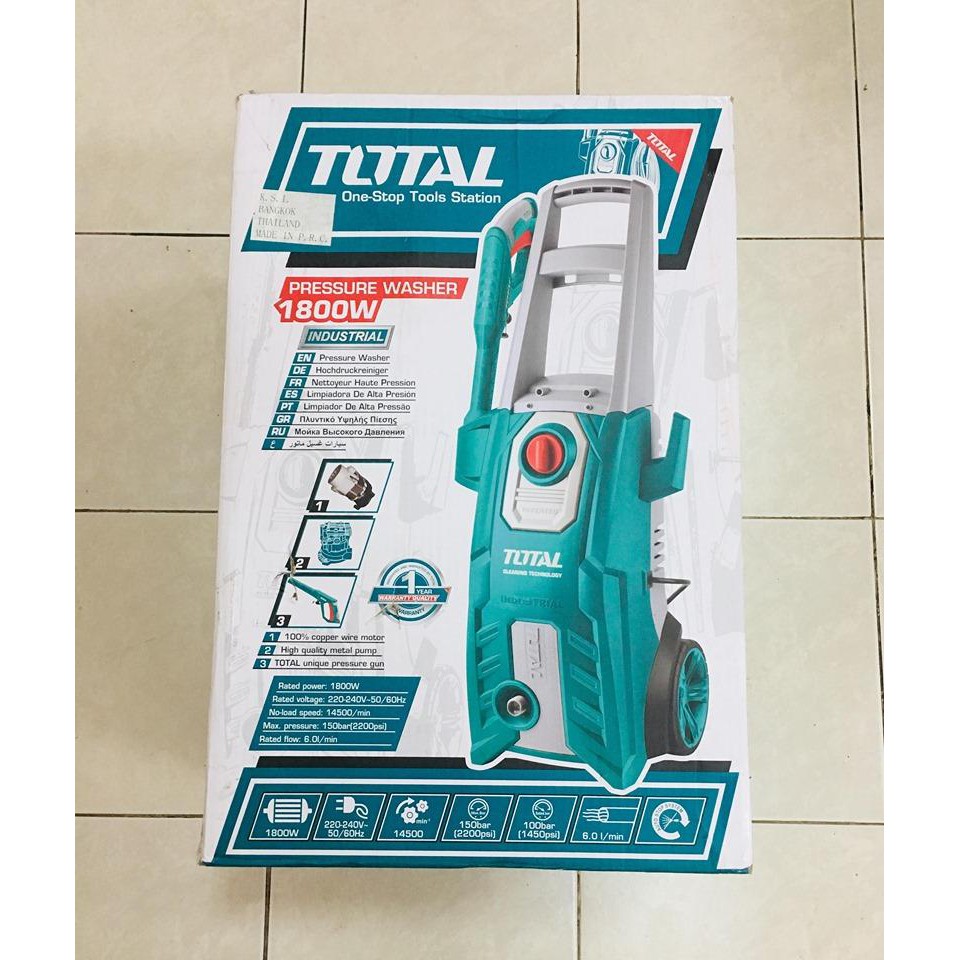 เครื่องฉีดน้ำแรงดันสูง ยี่ห้อ Total รุ่น TGT11356 ( High Pressure ...