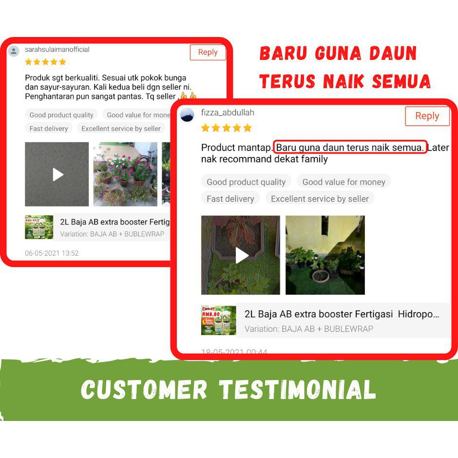 2L Baja AB extra booster Fertigasi Hidroponik&tanaman tanah Fertilizer ...