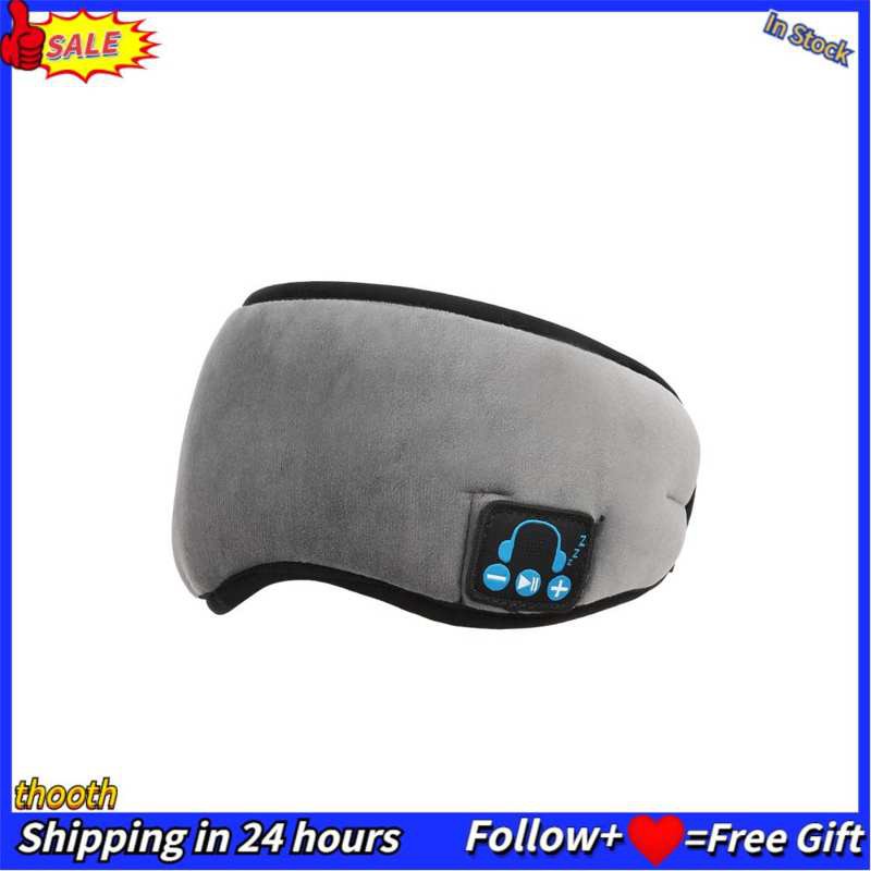 Thooth Sleep Headphones Bluetooth Eye Mask washable music band for ...