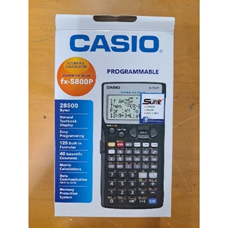 fx-5800P เครื่องคิดเลขวิทยาศาสตร์ Casio ของแท้ ของใหม่ ประกันศูนย์ ...