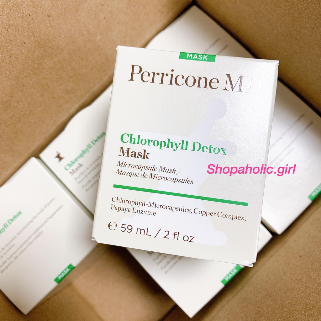 แท้พร้อมส่งล๊อตใหม่มาก Perricone Md Chlorophyll Detox Mask 59ml ...