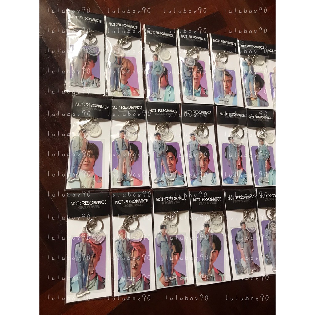 NCT BEYOND LIVE RESONANCE Global Wave ACRYLIC KEYRING PHOTO CARD SET ...