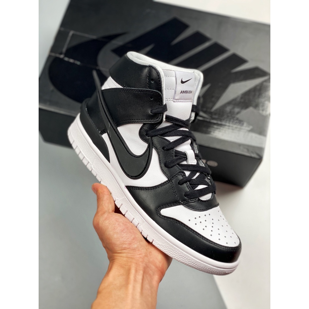 Ambush x SB Dunk High Panda รองเท้าผ้าใบ สําหรับผู้ชาย และผู้หญิง ...
