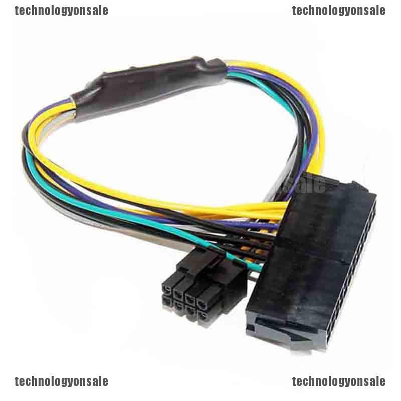 ( Tns ) Tak 24 Pin Female To Dell Optiplex เมนบอร์ด 8 Pin Male อะแดปเต ...