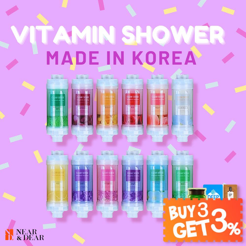 CLEAR SENSE // Vitamin Aroma Shower Filter (11 scents) Made in Korea ...