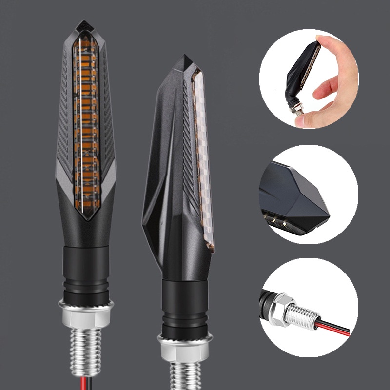 มั่นใจได้ว่าจะซื้อLED Turn Signals Motorcycle Flasher Lights ...