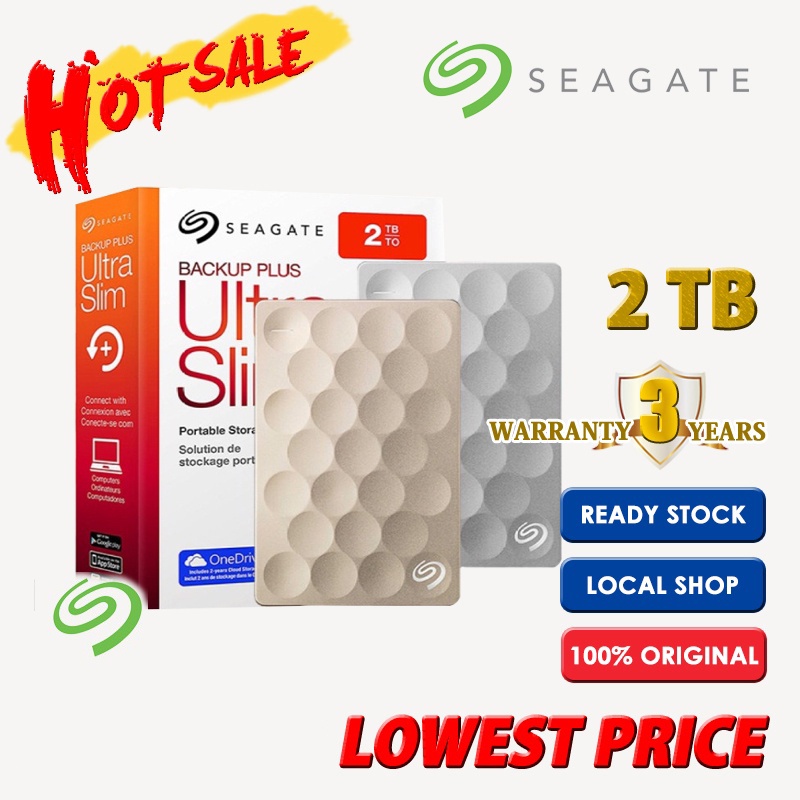 【LOCAL SHOP】SEAGATE 2TB HARD DRIVE HIGH SPEED EXTERNAL HARD DRIVE ...