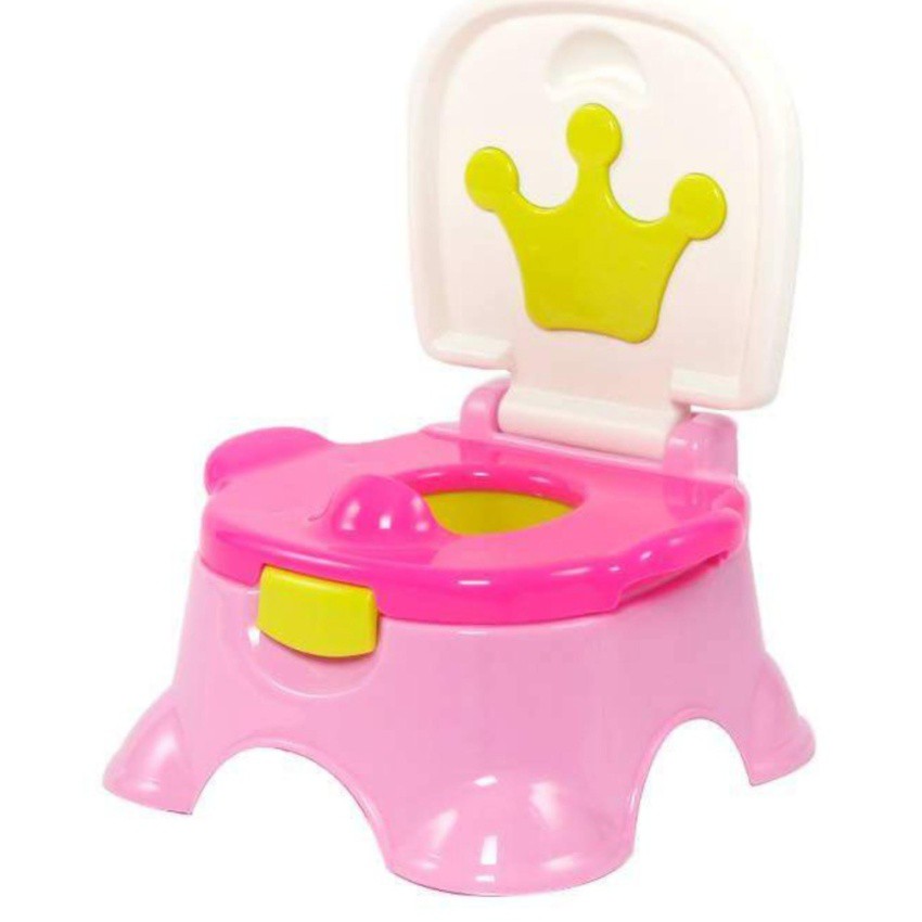 Minlane Kids Pink Potty Toilet กระโถนฝึกเด็กขับถ่าย สีชมพู - minlane.m ...