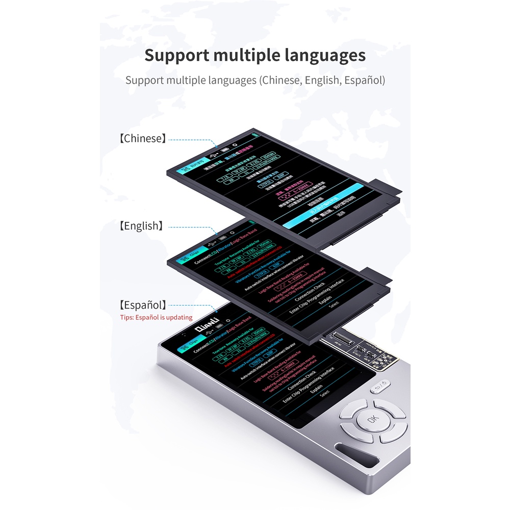 แบตเตอรี่Qianli Apollo 6 In 1 Restore Detection Device for 12 11 Pro Max XR XS MAX 8P 8 7 True ...