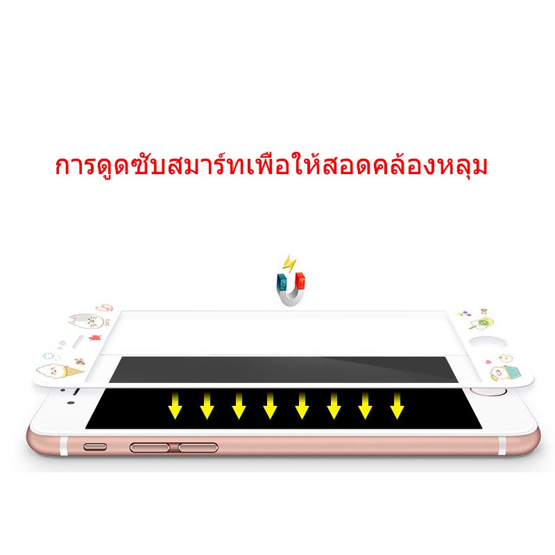 dog Rogue rabbi ฟิล์มกระจกเต็มจอ iphone6 se2 ฟิล์มกระจก iphone6plus ฟิล์มป้องกัน iphone7plus ...