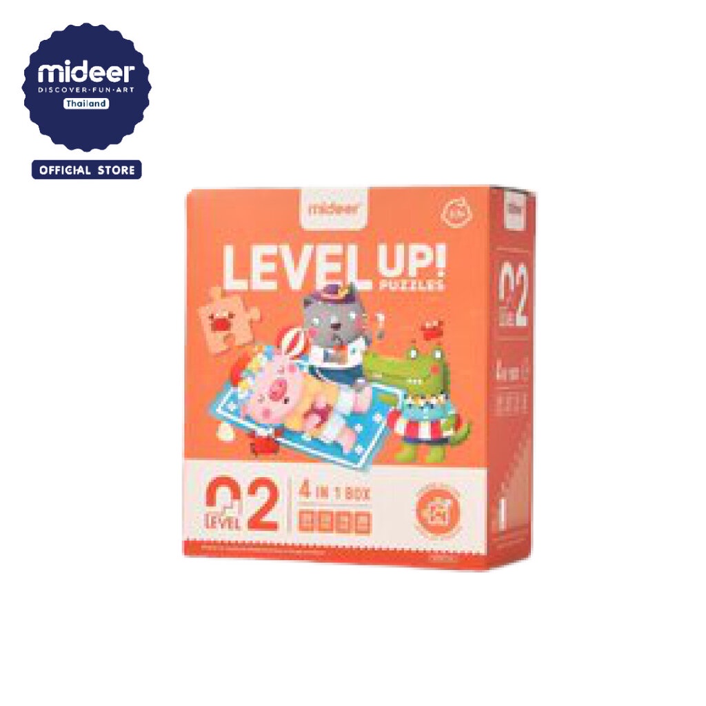 Mideer มิเดียร์ Level Up Puzzle จิ๊กซอว์เสริมสร้างพัฒนาการเรียนรู้รุ่น ...