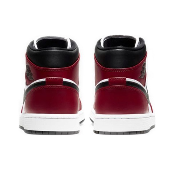 NIKE Air Jordan 1 Mid Gym Red Chicago Black Red Toe ร้านรองเท้า UUแท้ ...