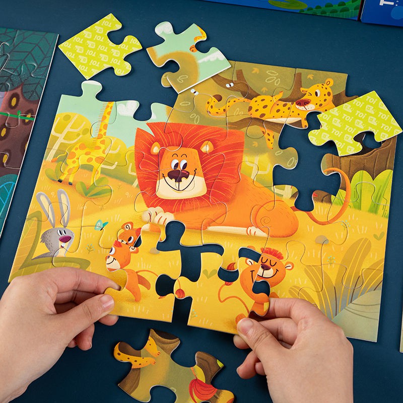 【Promotion】 Children’s advanced puzzle jigsaw big piece 1-7 years old ...