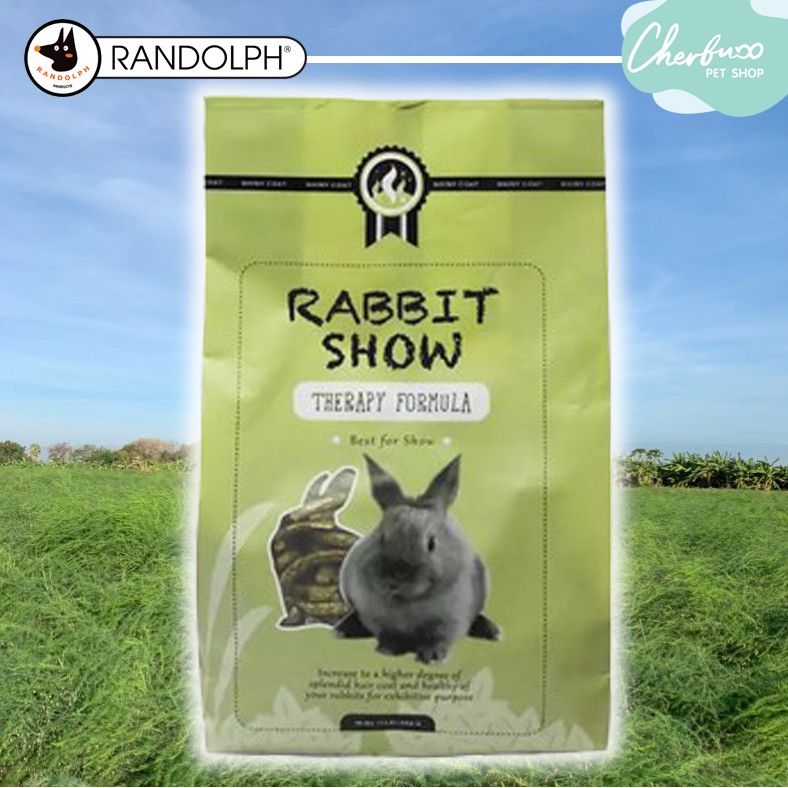 RABBIT SHOW อาหารกระต่ายสูตรบำรุงขน 454 กรัม RANDOLPH แรนดอล์ฟ | Shopee ...