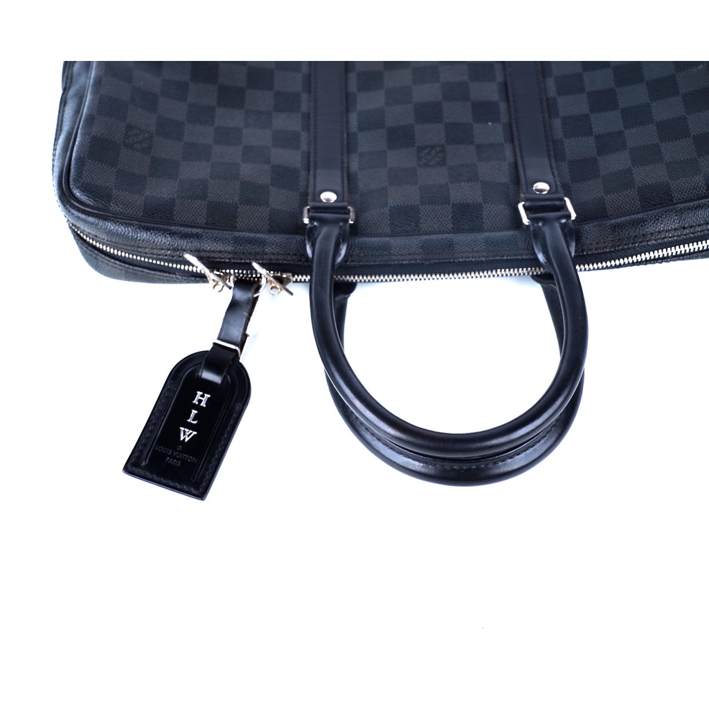 Louis Vuitton Damier Graphite Porte Documents Voyage handbag ...