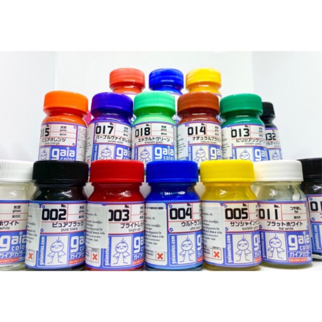 GAIANOTES BASIC COLOR set1 001-025 สีไกอา ไกอา gaia gundam gunpla โมเดล ...