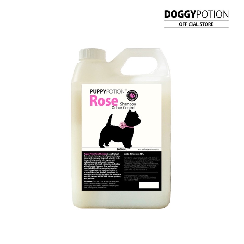 Puppy Potion Rose Shampoo 2,000ML | Shopee Thailand