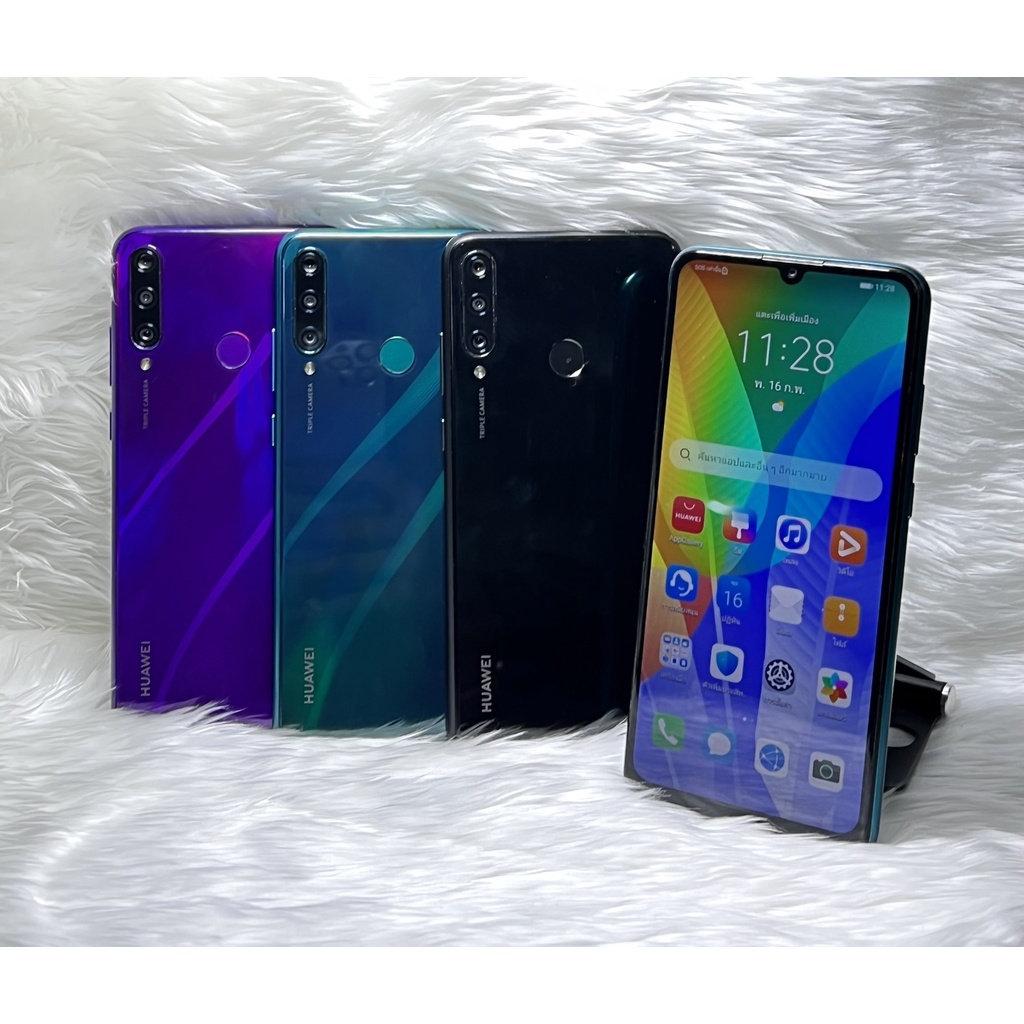 Huawei Y6p โทรศัพท์มือสองพร้อมใช้งานสภาพสวย ราคาถูก(ฟรีชุดชาร์จ ...