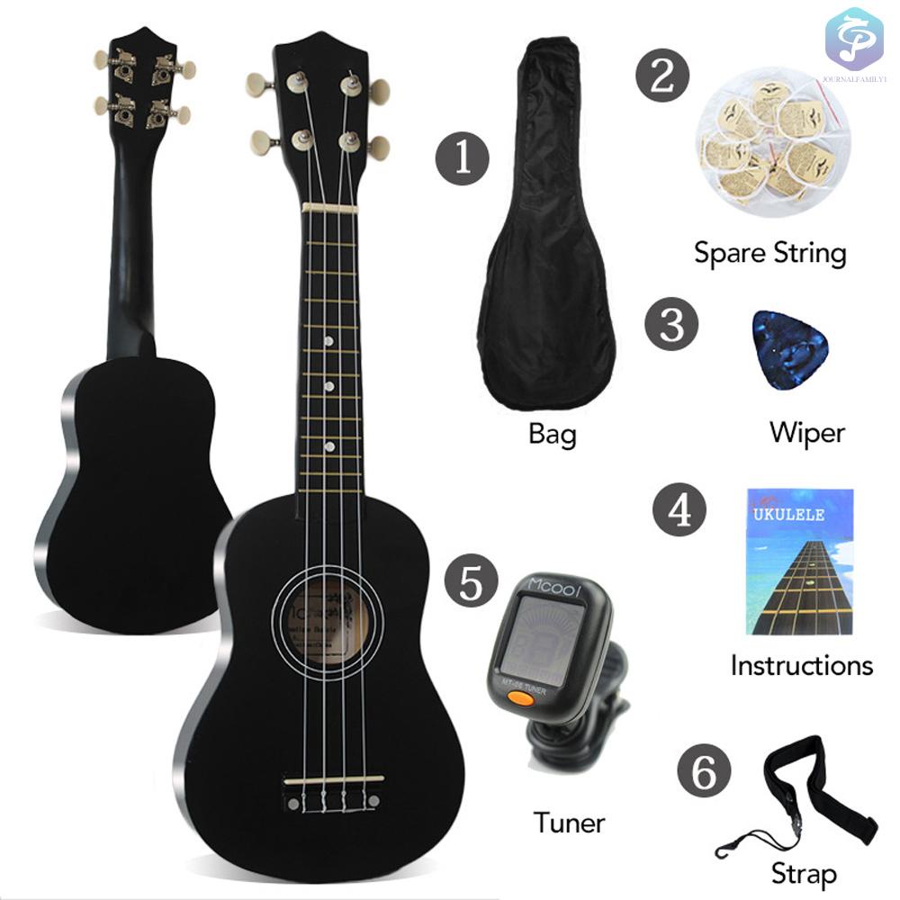 21" Ukulele Rosewood Acoustic Nylon 4 Strings Ukulele Bass Guitar ...