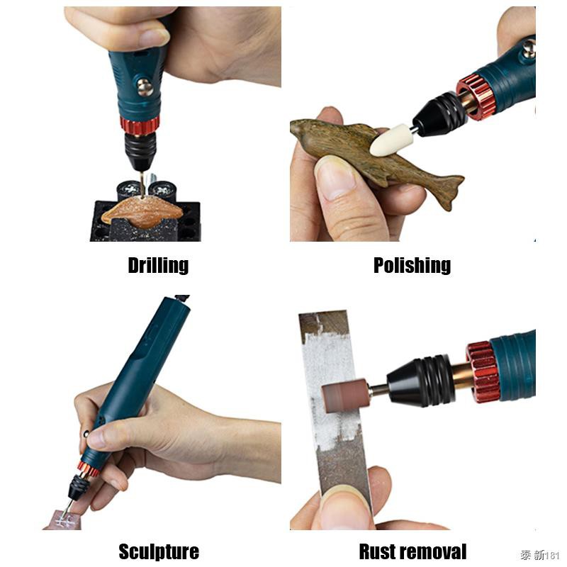 Mini Electric Drill Power Tools Drill Grinder Grinding Accessories Set ...