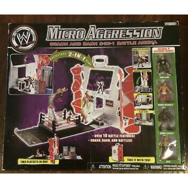 WWE Micro Aggression Crash & Bash Battle Arena เวทีมวยปล้ำ ...